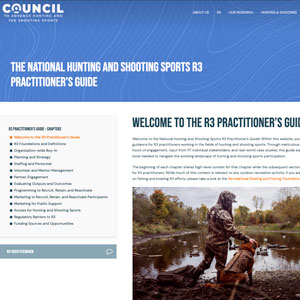 New National Hunting and Shooting Sports R3 Practitioner’s Guide
